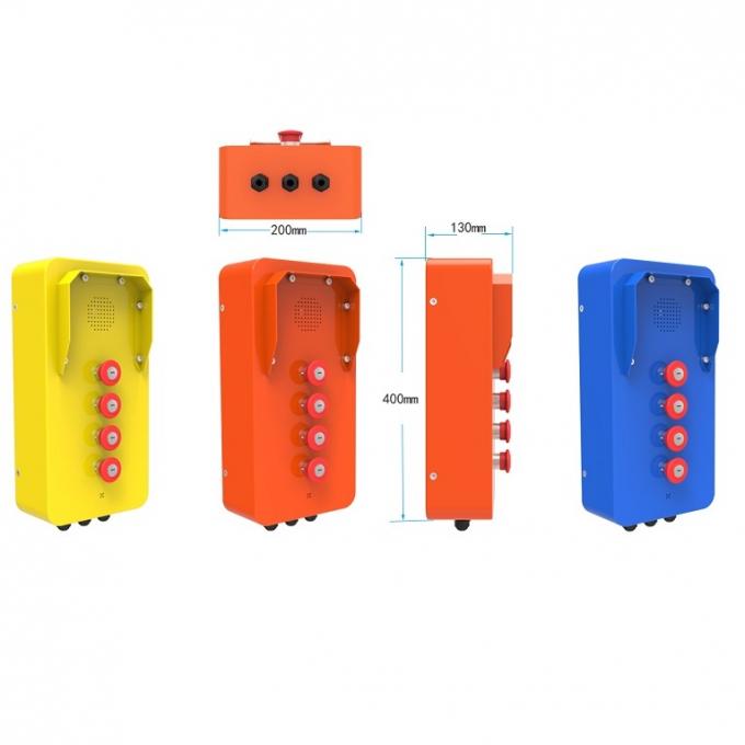 Hands Free Outdoor Voip Phone Anti Vandal Marine Intercom For Shipboard