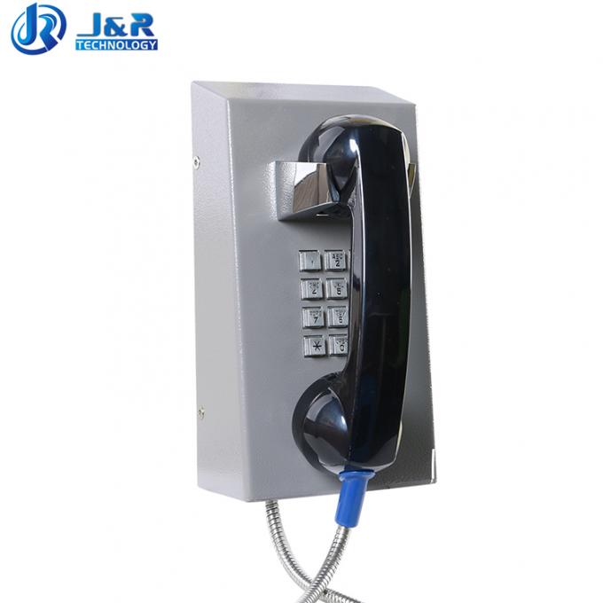 Cold Rolled Steel Prison Visitation Phone , Jail Telephone ABS Material ...
