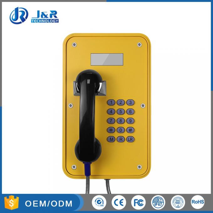 IP66 Industrial Weatherproof Telephone , Corded Landline Telephones ...