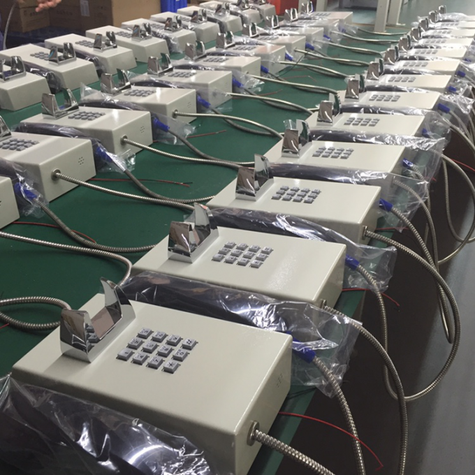 Weatherproof Inmate Jail Telephone Robust Housing Durable Keypad With ...