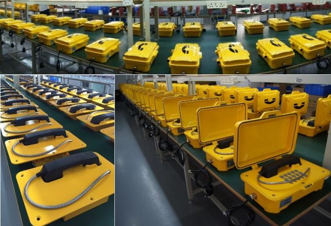 Gray Color Waterproof Emergency Phone With ABS Material Handset 240 ...