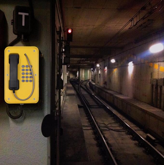 Intrinsic Safety Type Explosion Proof Robust Telephone in Hazardous Areas