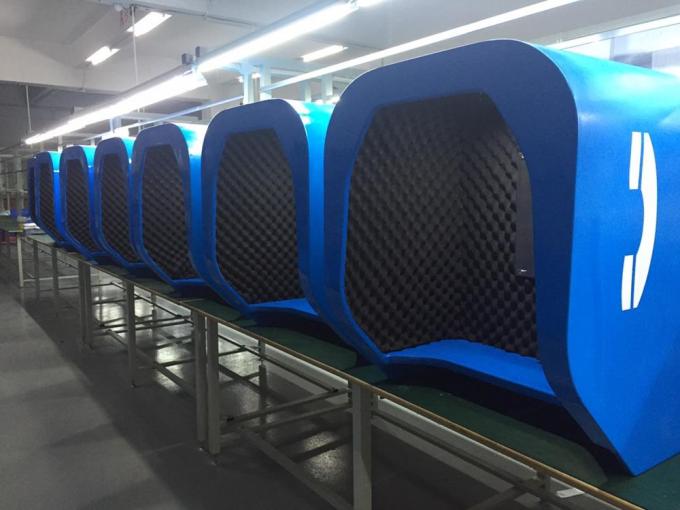Soundproof Telephone Hood Acoustic Phone Booth Public Call Box In ...