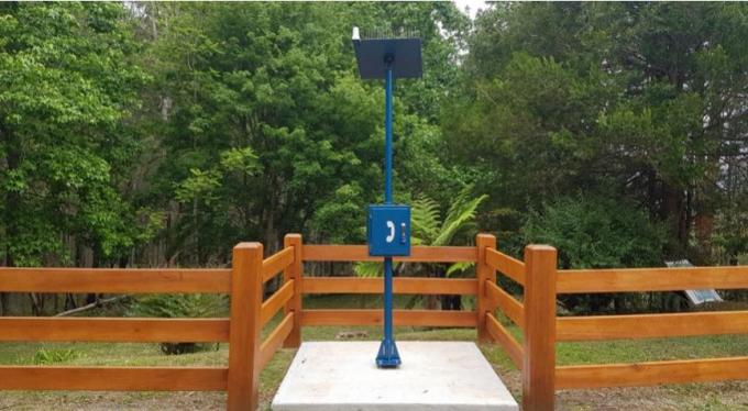IP67 Hotline Emergency Industrial Analog Telephone Wall / Pillar ...