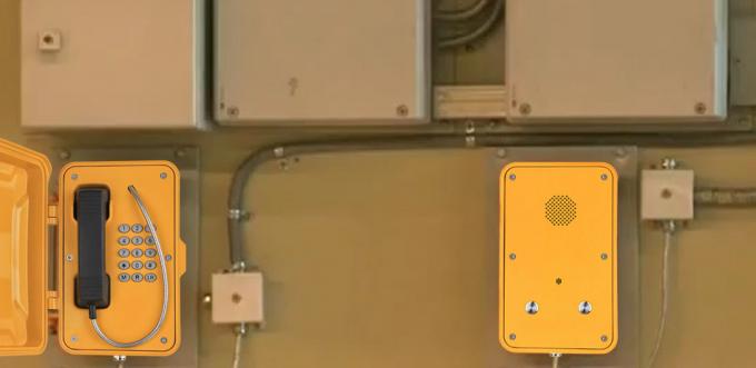 IP67 Outdoor Emergency Industrial VoIP Phone SIP Intercom Simple ...
