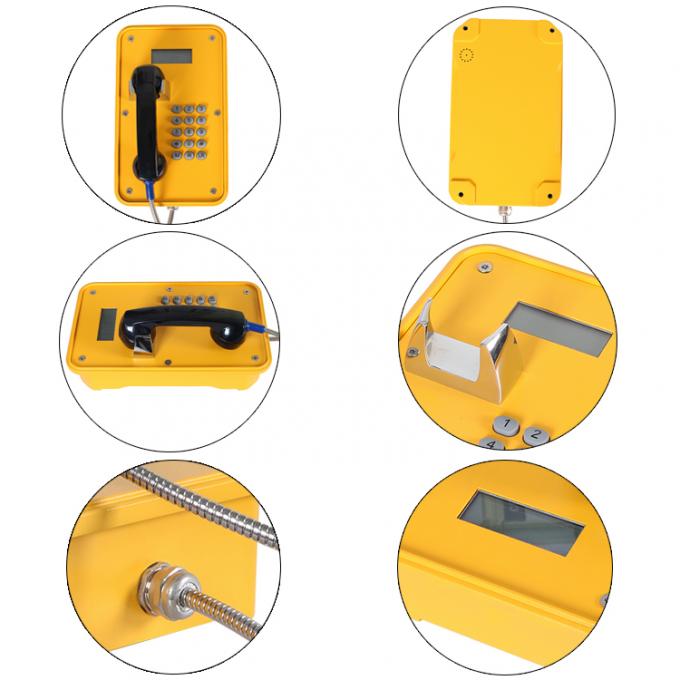 Standard Keypad Outdoor Industrial Telephone, IP67 VOIP/SIP Telephone ...