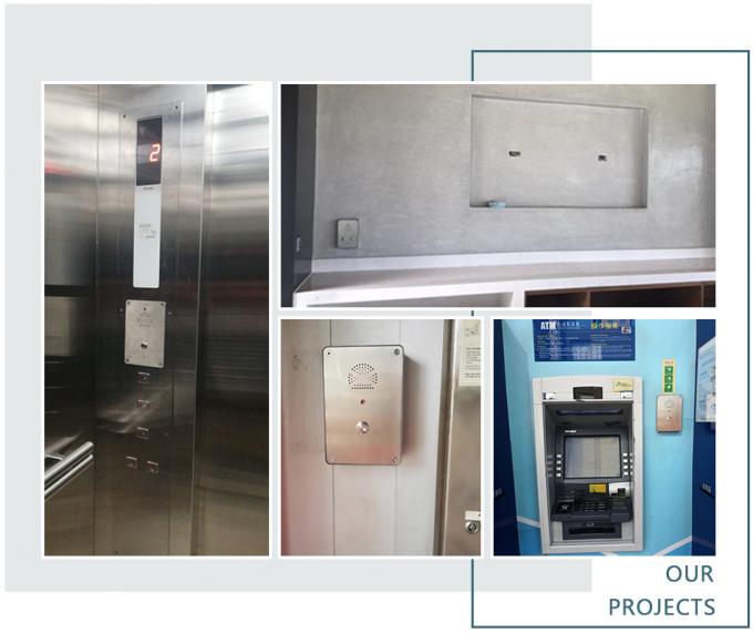 Auto Dialer Stainless Steel GSM Elevator Emergency Telephone IP65