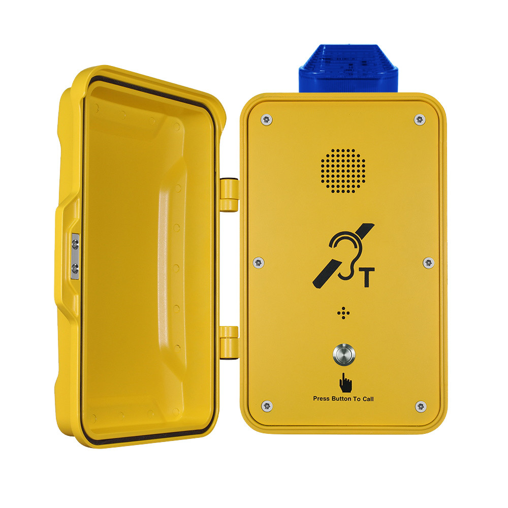 Robust Industrial Weatherproof Auto-dial Emergency Telephone w/ Warning ...