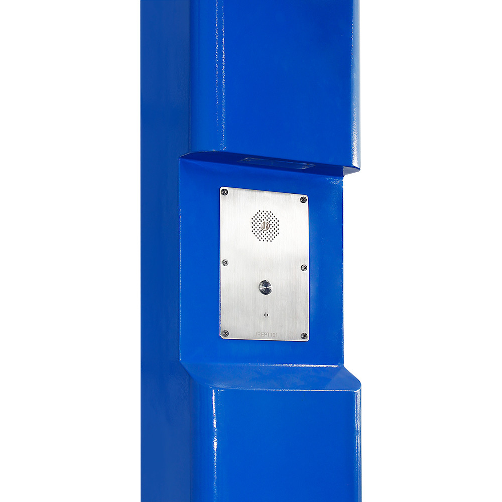 Weatherproof Emergency Phone Tower , Industry / Campus Emergency Phones