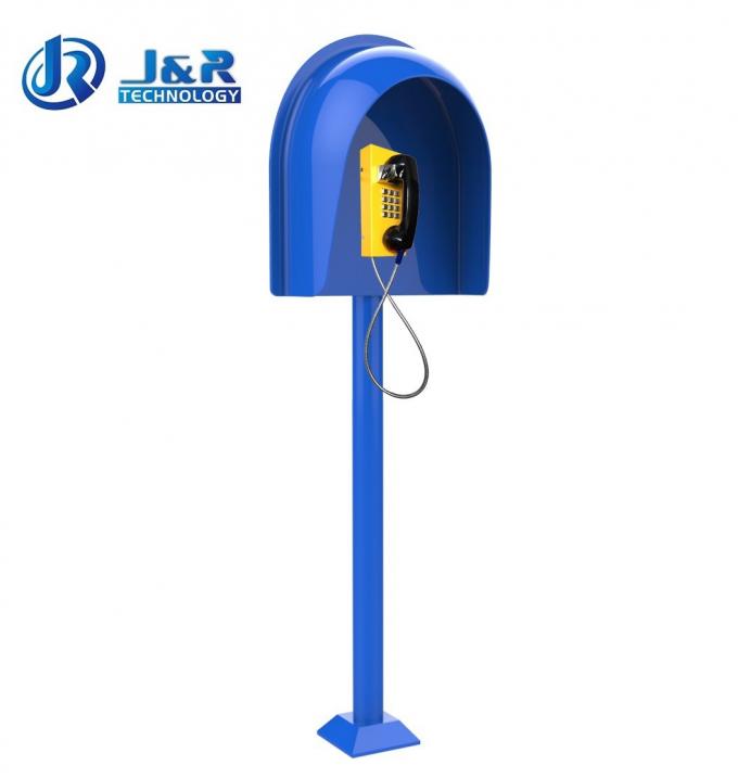 Fiberglass Reinforced Polyester Acoustic Phone Booth Pillar Dust Proof ...