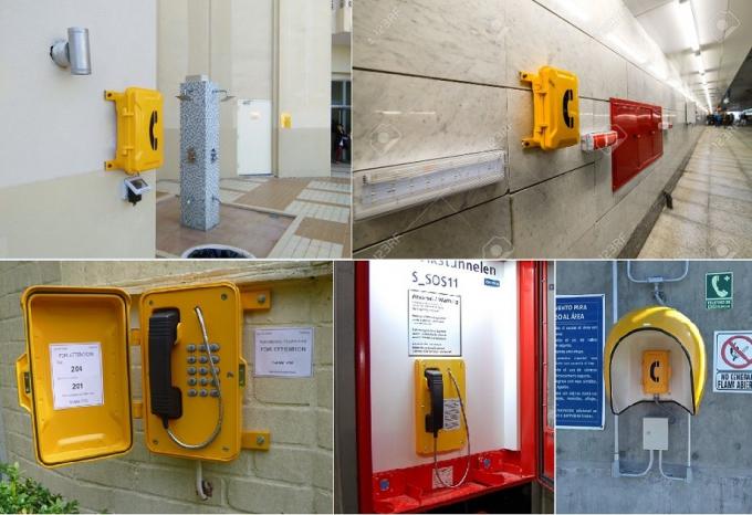 Industrial Weatherproof Emergency Phone , Emergency Call Box IP66-IP67 ...
