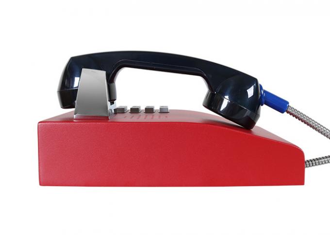 Public Safety Handset Vandal Proof Telephone Metal Enclosure IP65 With ...